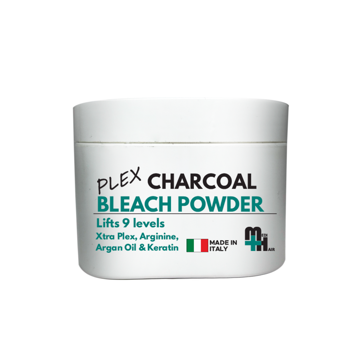 Plex Charcoal Bleach Powder 450g – Medihair