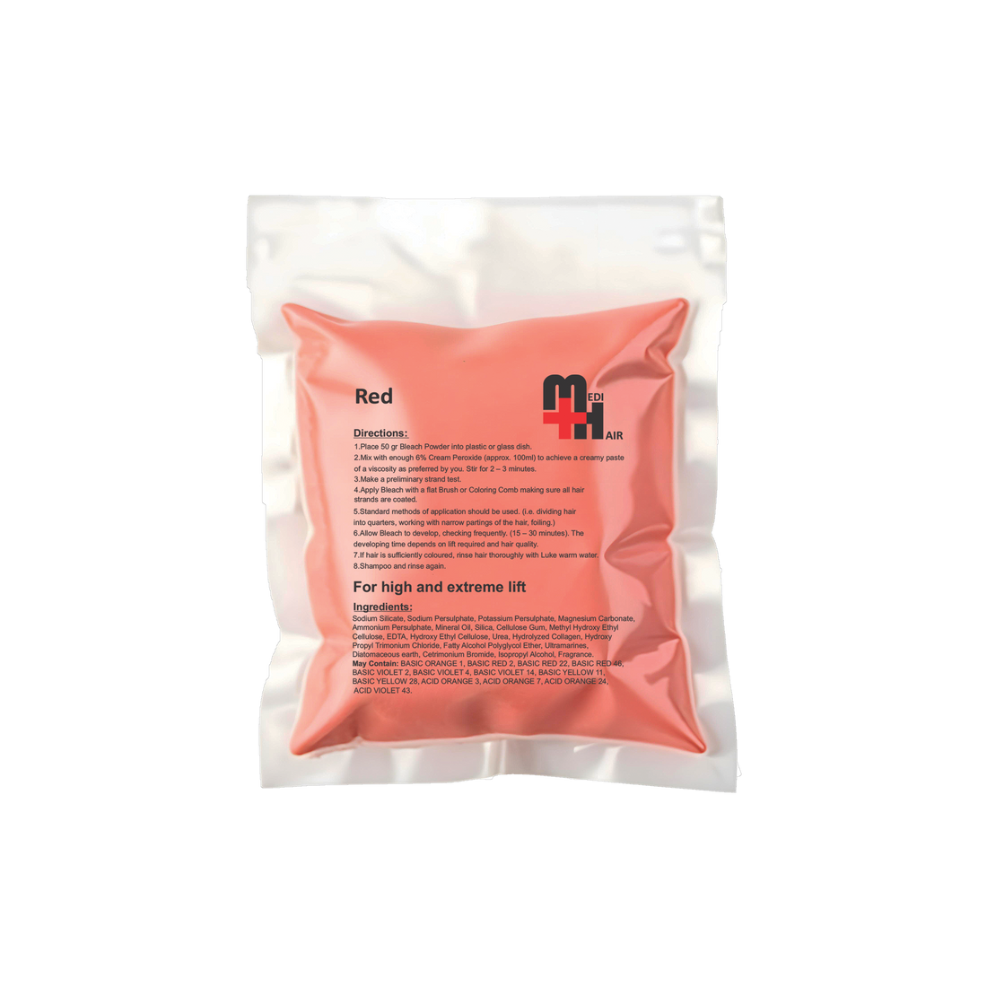 Bleach Powder Red 125g – Medihair